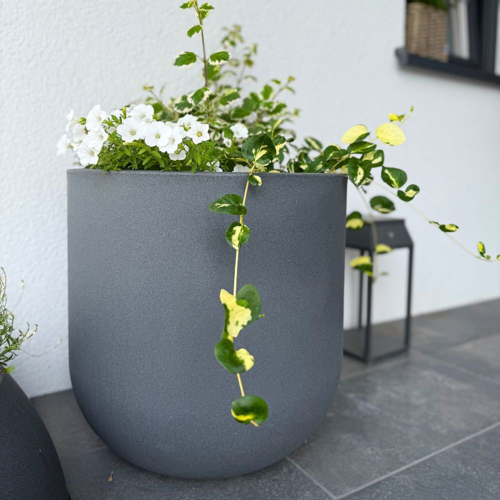 Donica ogrodowa Fero wys. 40x40 cm, antracyt - sklep Forvega.pl